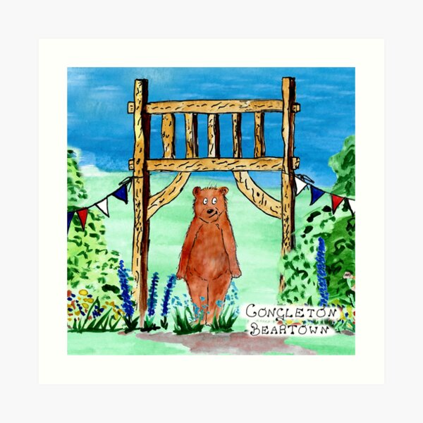 "Congleton Bear" Art Print by iancoppack | Redbubble