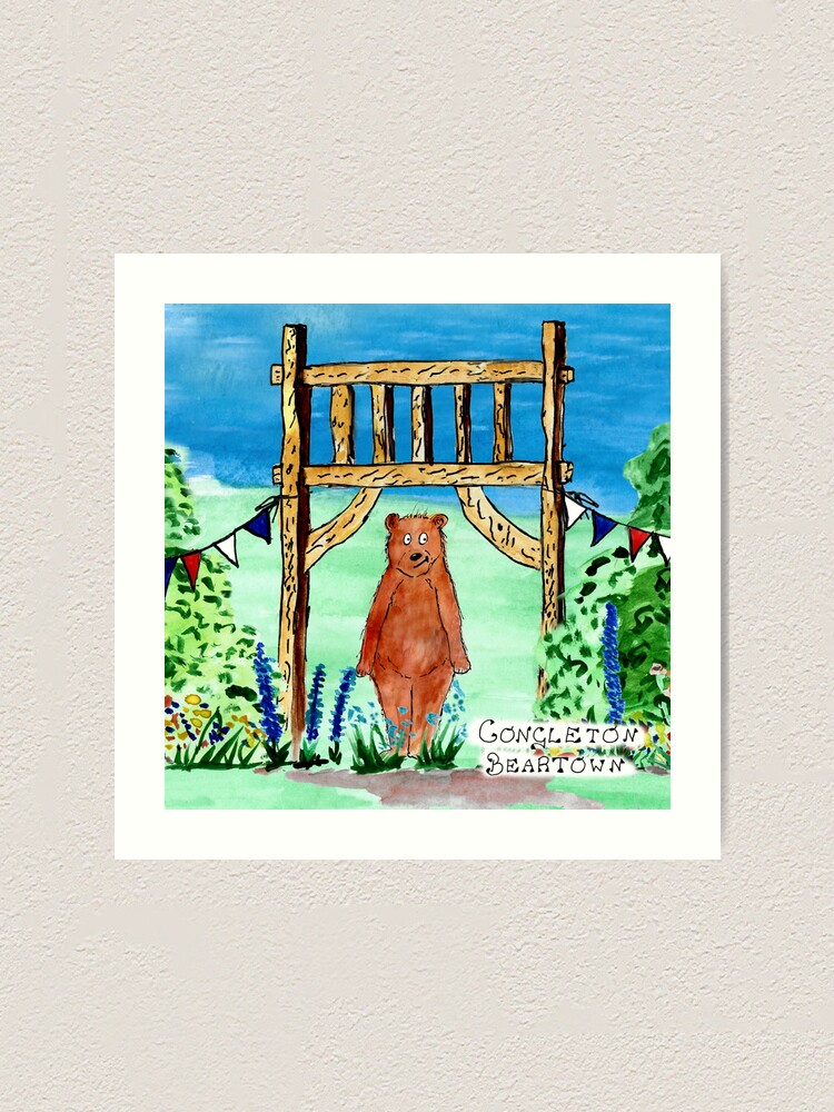 "Congleton Bear" Art Print for Sale by iancoppack | Redbubble