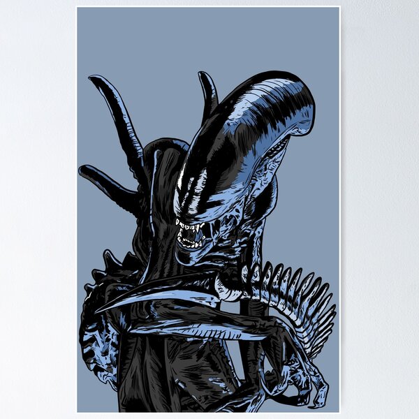 "Xenomorph" Poster for Sale by blacksnowcomics | Redbubble