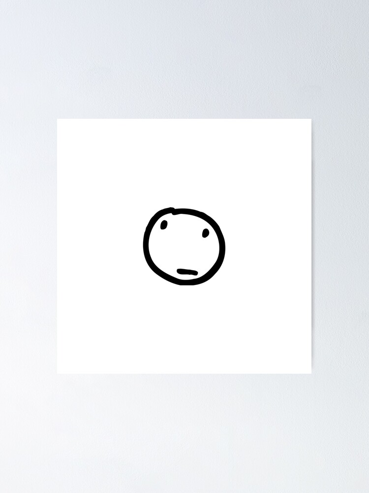 "Kumon face" Poster by lintone | Redbubble