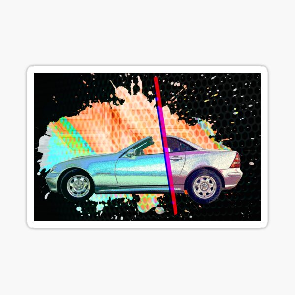 "Mercedes Benz SLK R170" Sticker for Sale by navarraspain | Redbubble