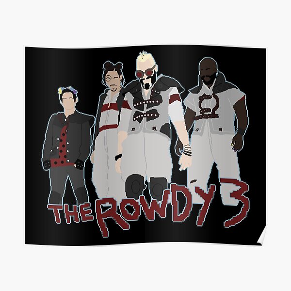 "The Rowdy 3 - Wendimoor" Poster for Sale by pixel-he-art | Redbubble