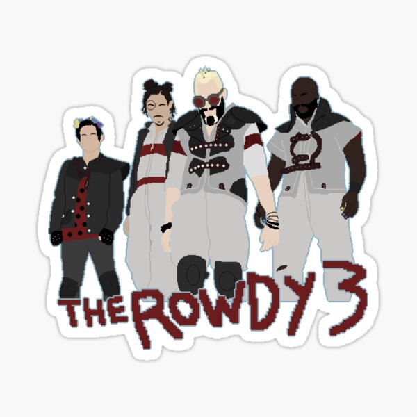 "The Rowdy 3 - Wendimoor" Sticker by pixel-he-art | Redbubble