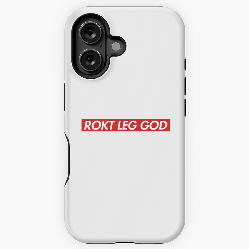 "ROKT LEG GOD" Sticker for Sale by SaltyTuba | Redbubble