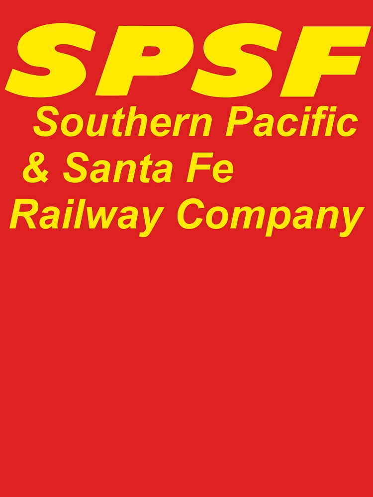 "SPSF Railway Yellow Lettering Logo" T-shirt for Sale by ericzmiller ...