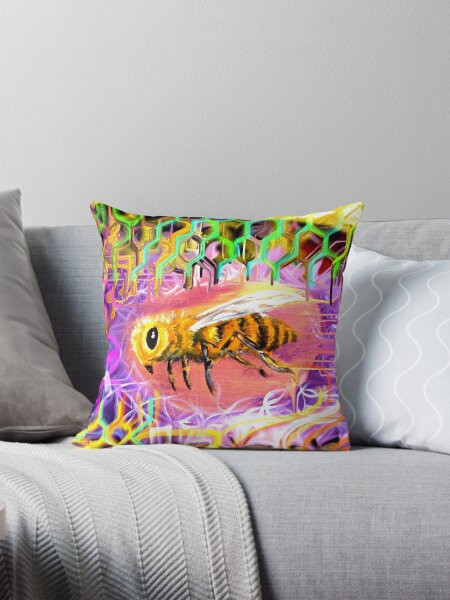 "Vee Bee" Pillow for Sale by MichaelVee | Redbubble