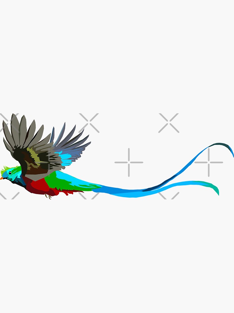 "Quetzal" Sticker for Sale by bananamilkshake | Redbubble