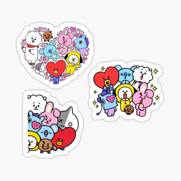 Bt21 Van Stickers | Redbubble