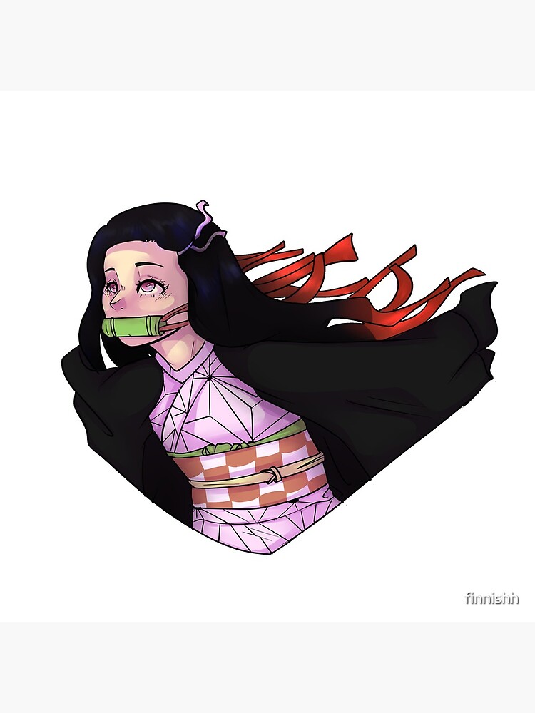 "Nezuko run - Demon Slayer" Photographic Print by finnishh | Redbubble
