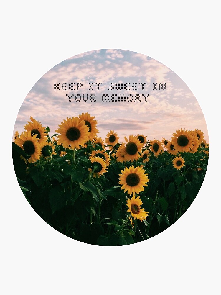 "Sunflower Harry Styles " Sticker for Sale by reylo-is-baelo | Redbubble
