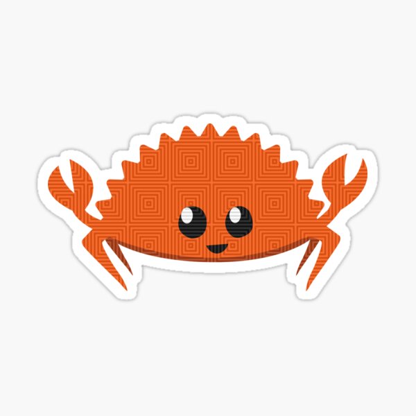 "Rust ferris pattern" Sticker for Sale by leesander | Redbubble