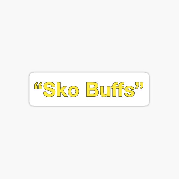 ""sko buffs" Sticker" Sticker for Sale by shelby736 | Redbubble