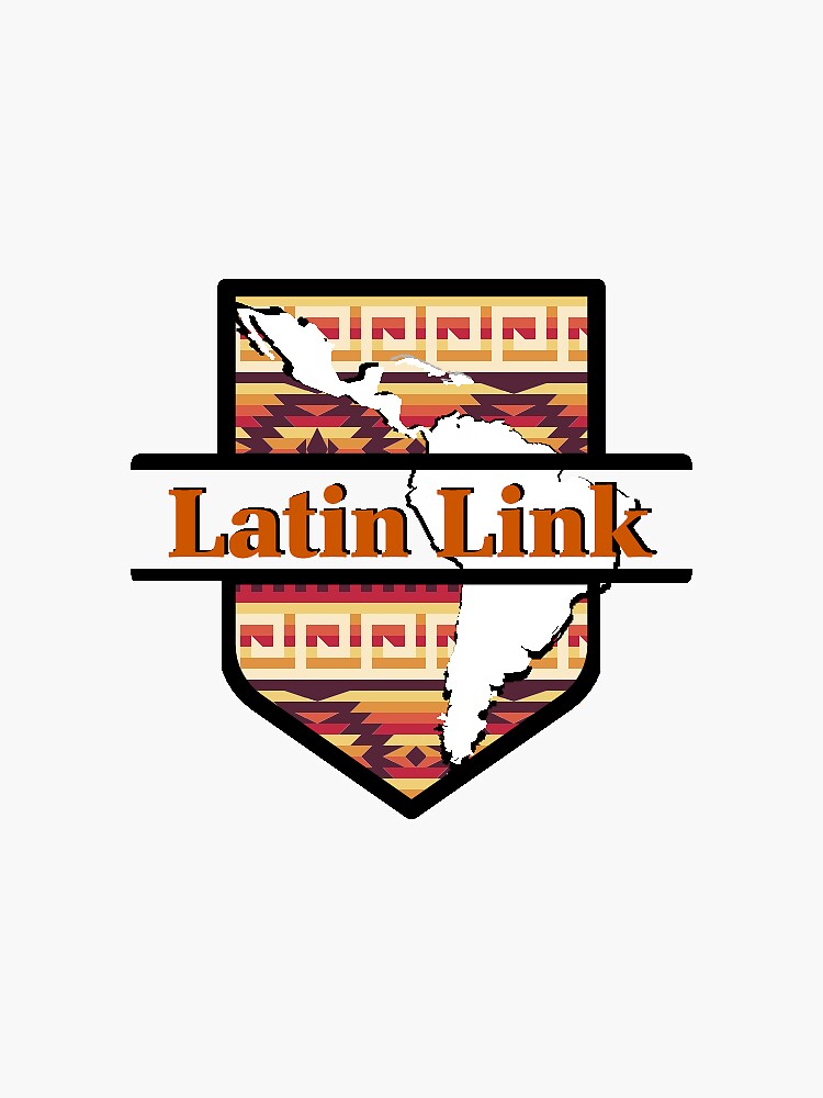 "Latin Link Logo" Sticker for Sale by Giolaro | Redbubble