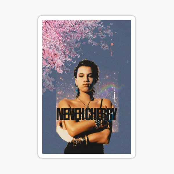 "Neneh Cherry Blossom " Sticker for Sale by Lauforney | Redbubble