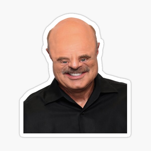 "Dr. Phil?" Sticker for Sale by Changstachio | Redbubble