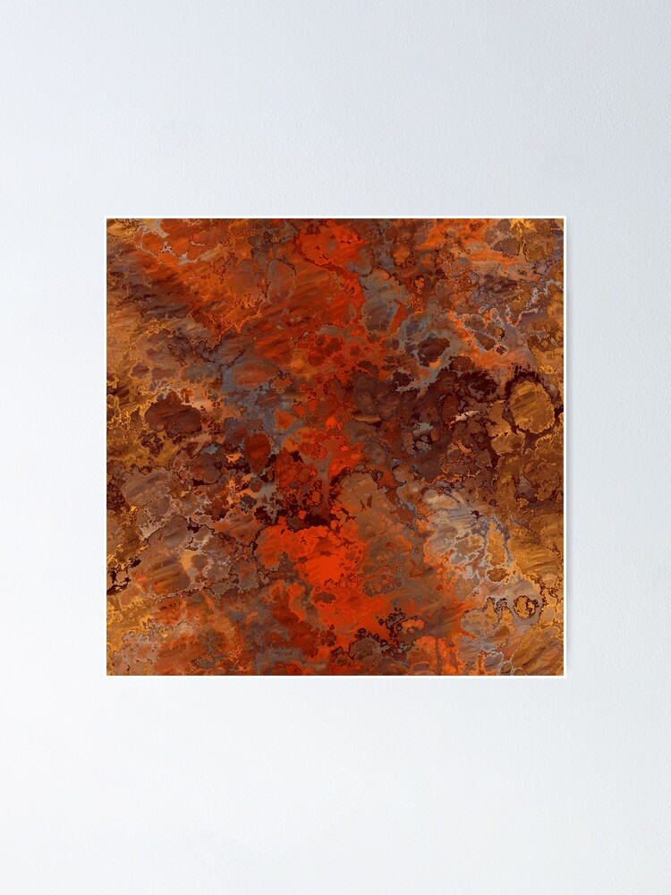"Gold and Rust" Poster for Sale by erichristy | Redbubble