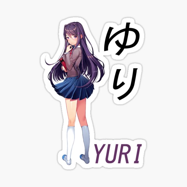 Ddlc Yuri Stickers | Redbubble