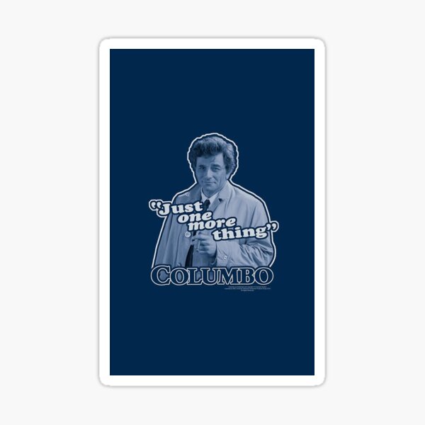 Columbo Merch & Gifts for Sale | Redbubble