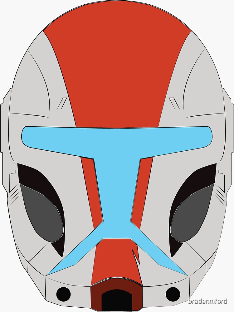 "Clone Commando "BOSS"" Sticker for Sale by bradenmford | Redbubble