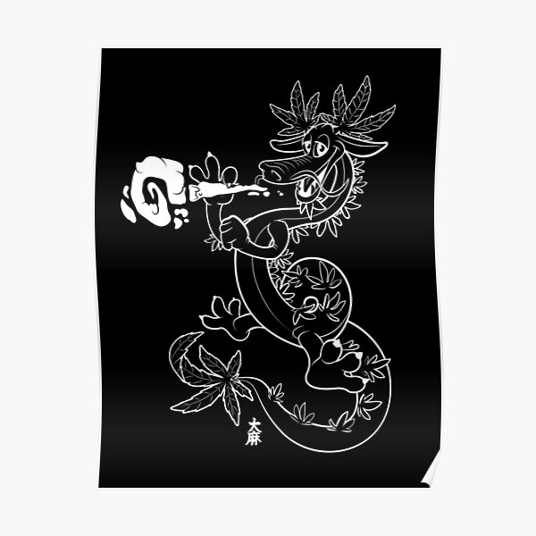 "Puff the Marijuana Dragon" Poster for Sale by garywintle | Redbubble