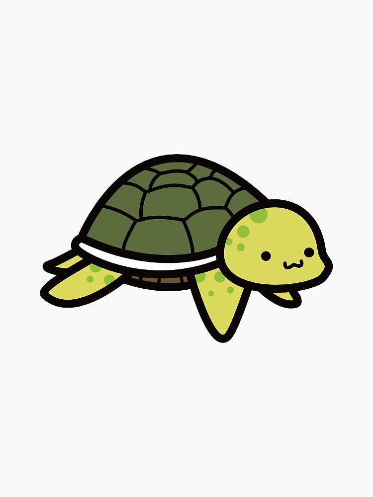 "Olive Green Greg the Turtle" Sticker by Orum | Redbubble
