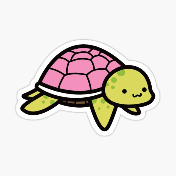 "Pink Greg the Turtle" Sticker for Sale by Orum | Redbubble