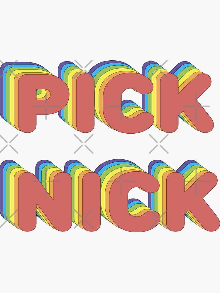 "Pick Nick Picnic Pun" Sticker for Sale by NorseTech | Redbubble