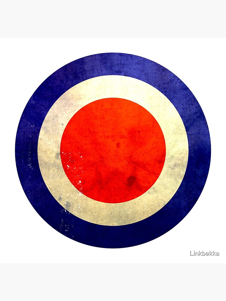 "Sixties Mod Target Vintage" Poster by Linkbekka | Redbubble