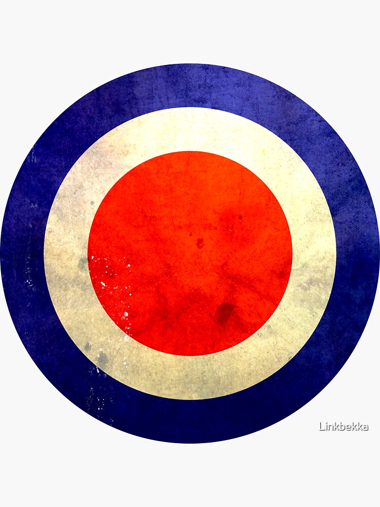 "Sixties Mod Target Vintage" Sticker for Sale by Linkbekka | Redbubble