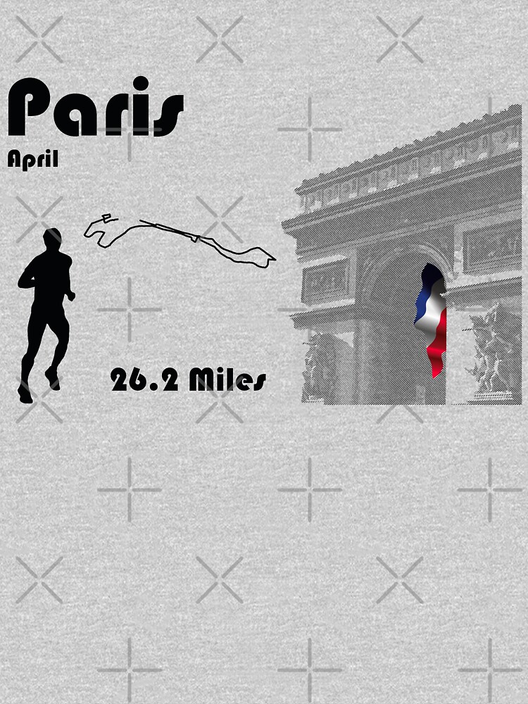 "Paris marathon" T-shirt by C-Tiny-Factory | Redbubble | marathon paris ...