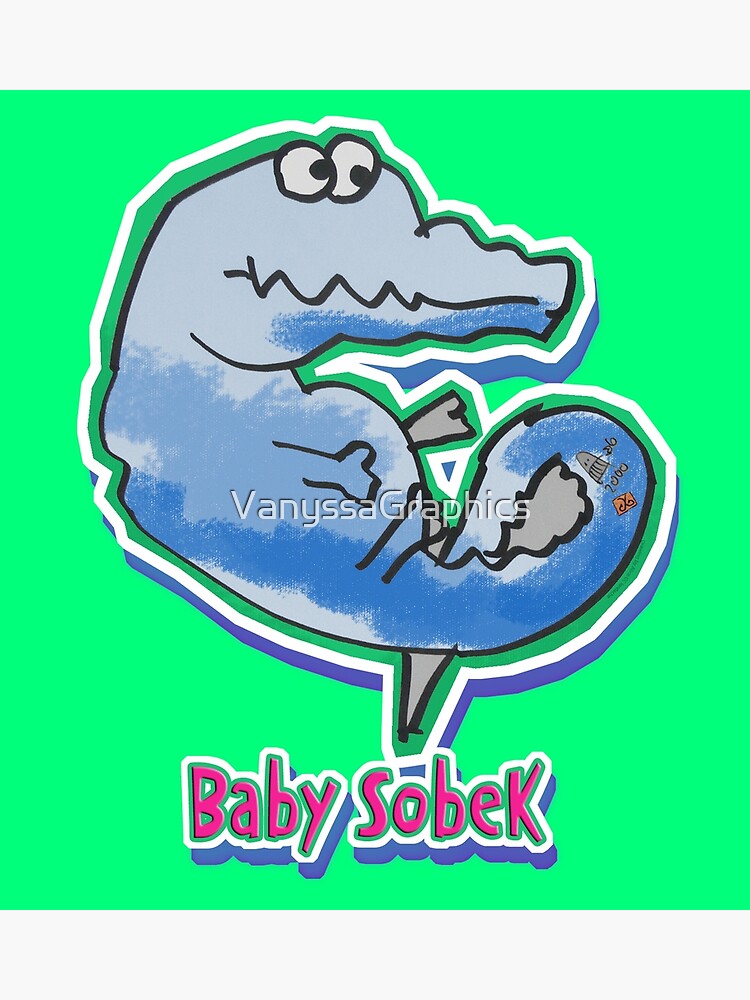 "Baby Sobek - Crocodile Egyptian God Sobek (drawing by AliceCCI ...