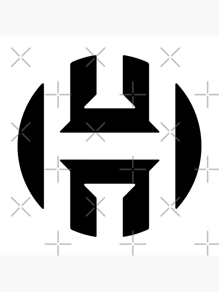 "James Harden Logo" Art Print for Sale by elizaldesigns | Redbubble