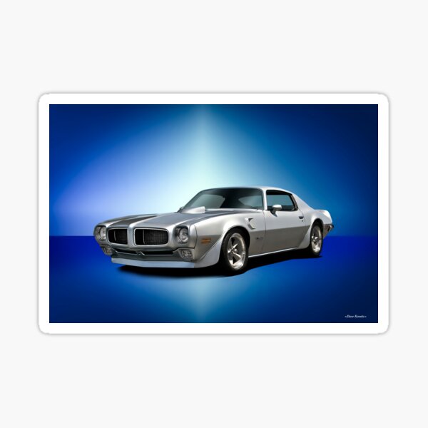"1973 Pontiac Firebird Trans Am" Sticker for Sale by DaveKoontz | Redbubble