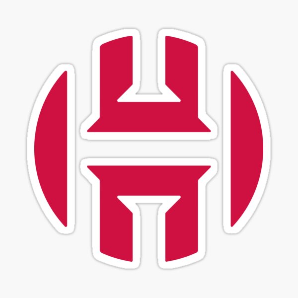 "James Harden Logo" Sticker by elizaldesigns | Redbubble