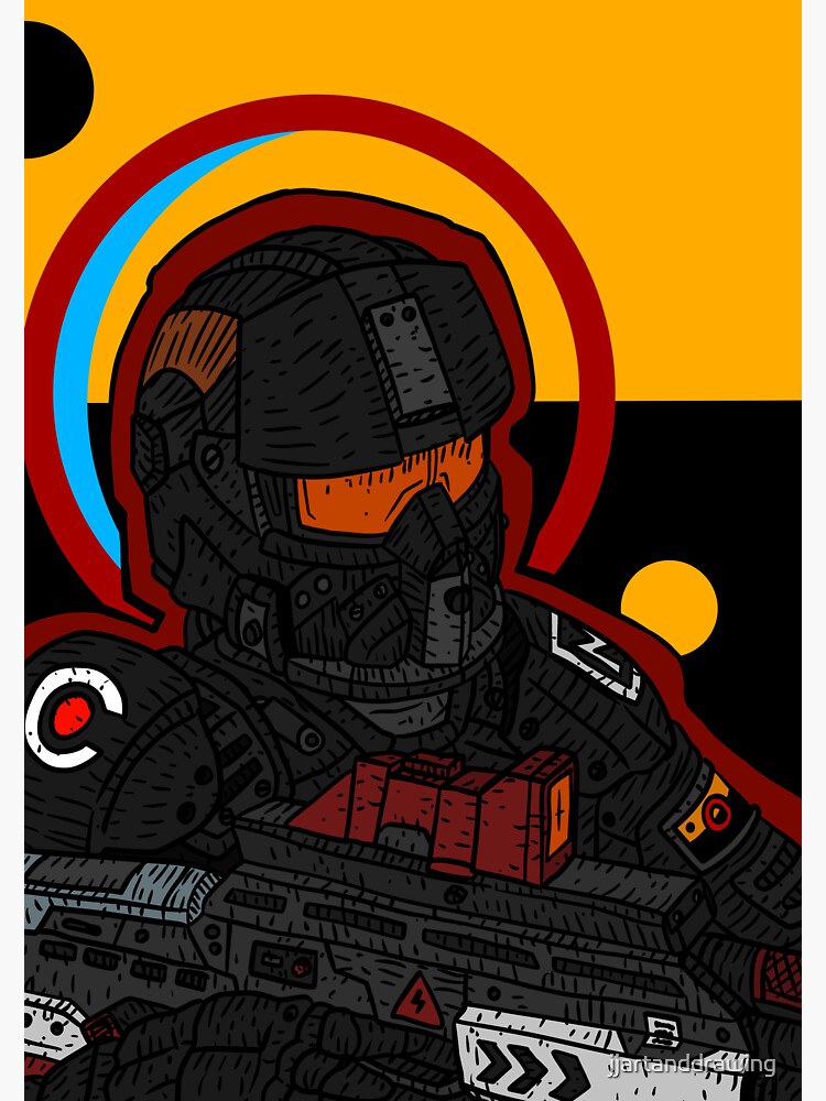 "martian navy, marine soldier. mcrn." Sticker for Sale by ...