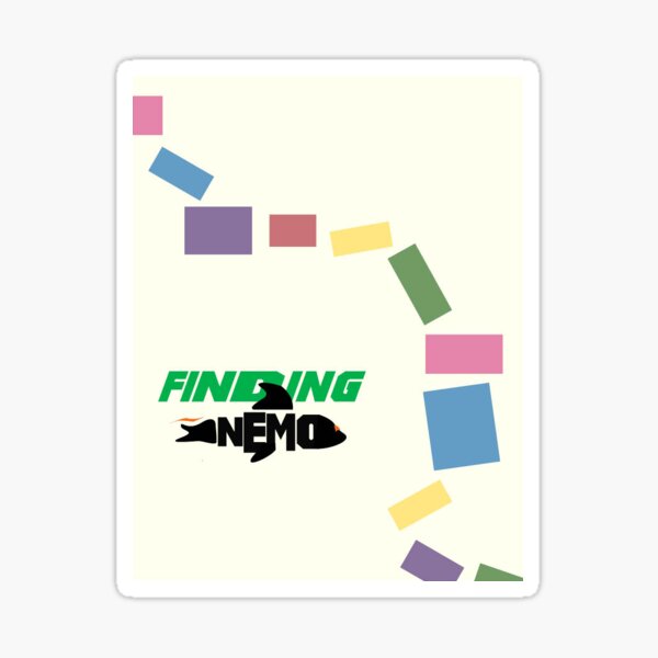 "finding nemo" Sticker for Sale by emmmong | Redbubble