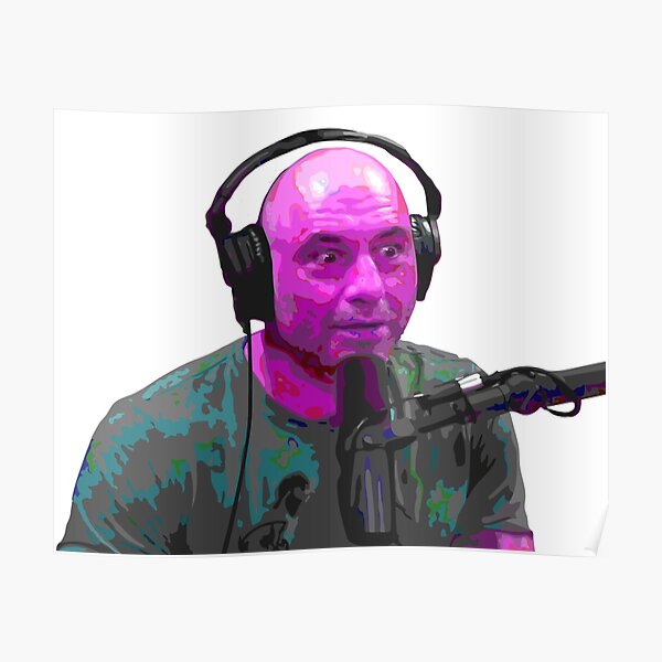 "Joe Rogan Experience Podcast Portrait Illustration" Poster for Sale by ...