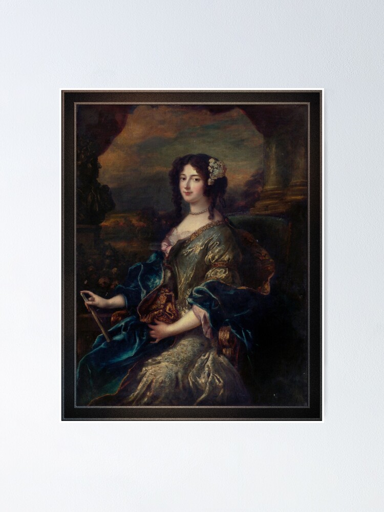 "Portrait Of A Noble Lady by Pierre Mignard Old Masters Reproduction ...