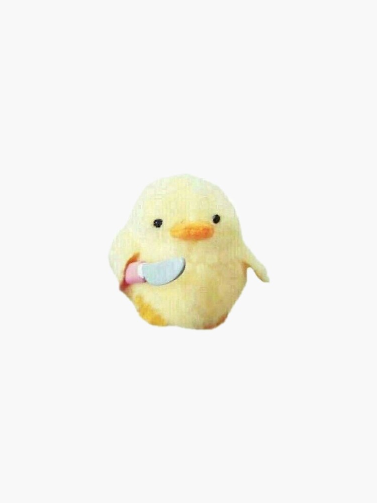"baby chick meme" Sticker by zander-hale | Redbubble
