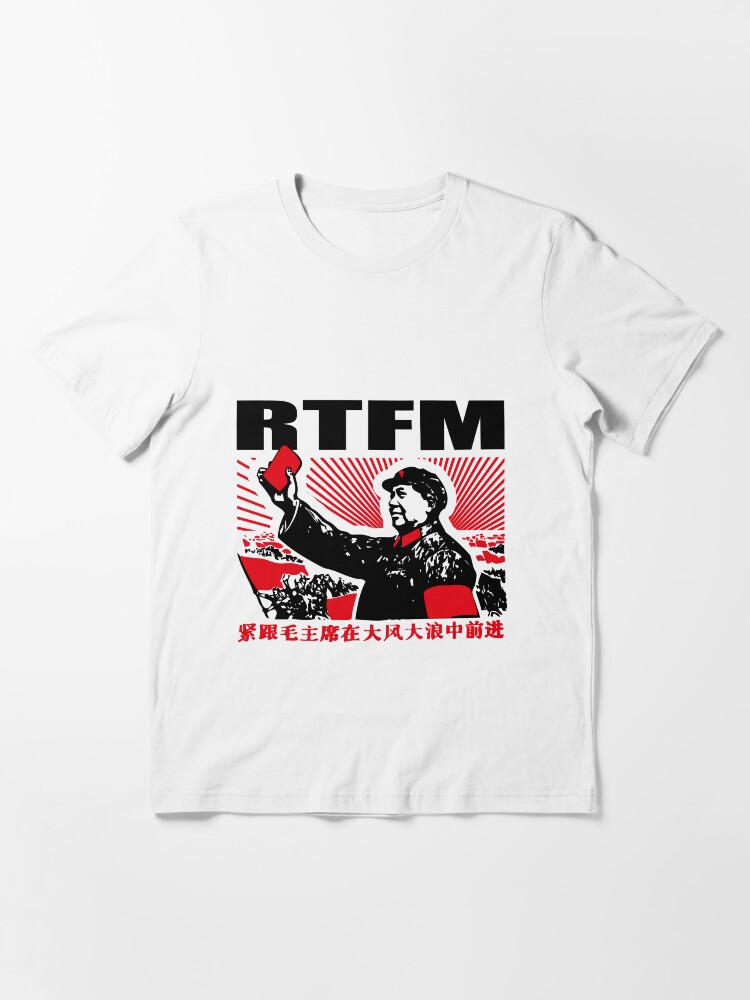 "Mao RTFM 2" T-shirt for Sale by alcounit | Redbubble | rtfm t-shirts ...