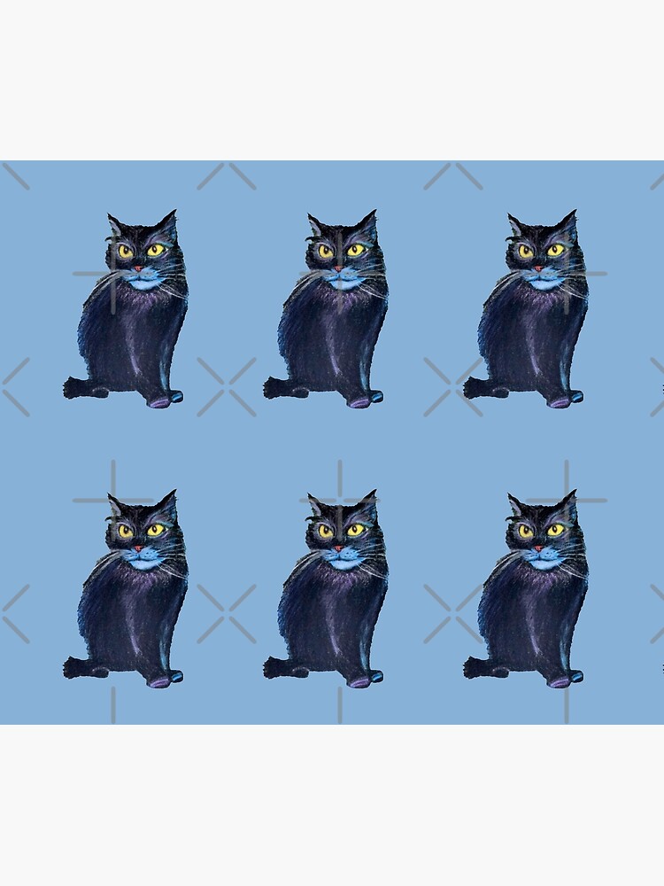 "Black Cat Bayun (transparent background)" Throw Blanket by ...