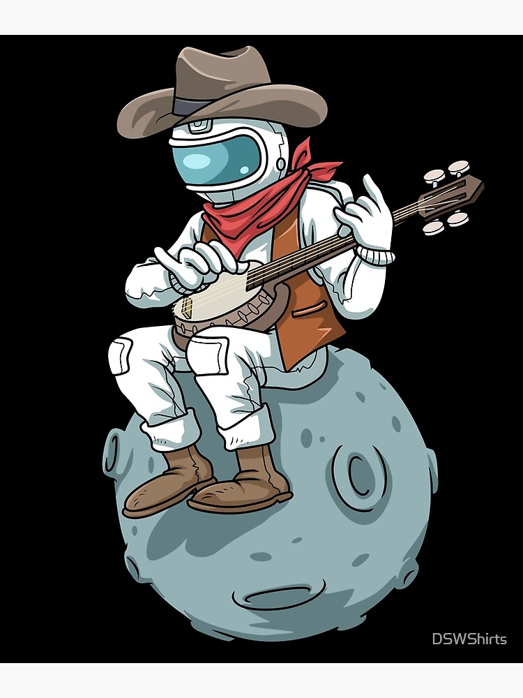 "Bluegrass Banjo Country Music Banjo Gift Music Cowboy" Poster for Sale ...