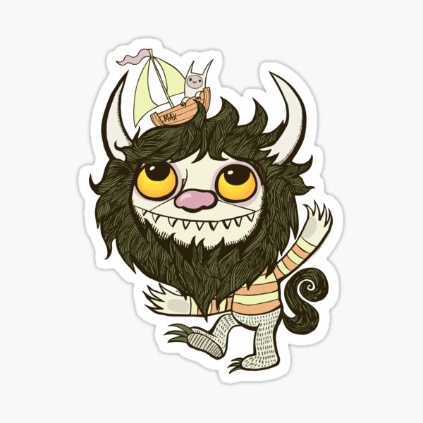 "An Ode To Wild Things" Sticker for Sale by wottoart | Redbubble