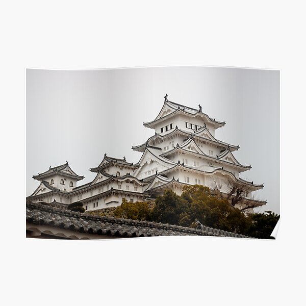 "Japan: Himeji Castle - UNESCO World Heritage Sites" Poster by VadimK ...