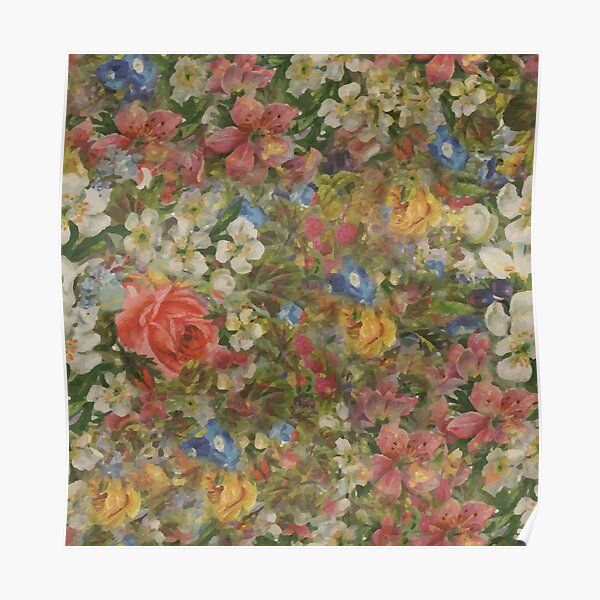 "Pretty. Odd. Flowers Painting" Poster by julia-flora | Redbubble