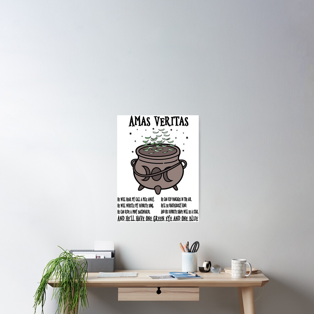 "Amas Veritas" Poster for Sale by BrunaEsmanhotto | Redbubble