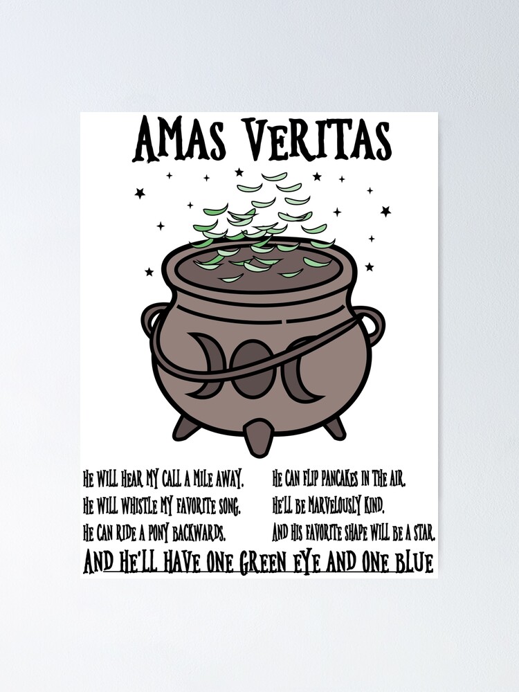 "Amas Veritas" Poster for Sale by BrunaEsmanhotto | Redbubble