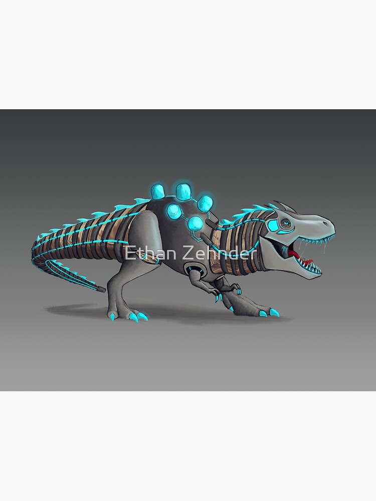 "Cyber T-Rex " Sticker for Sale by ethanzehnder66 | Redbubble