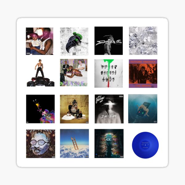 "Album Cover Collab" Sticker for Sale by sophhaynes | Redbubble