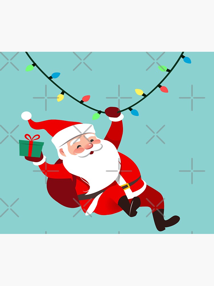 "Vector cartoon illustration of cute traditional Santa Claus character ...